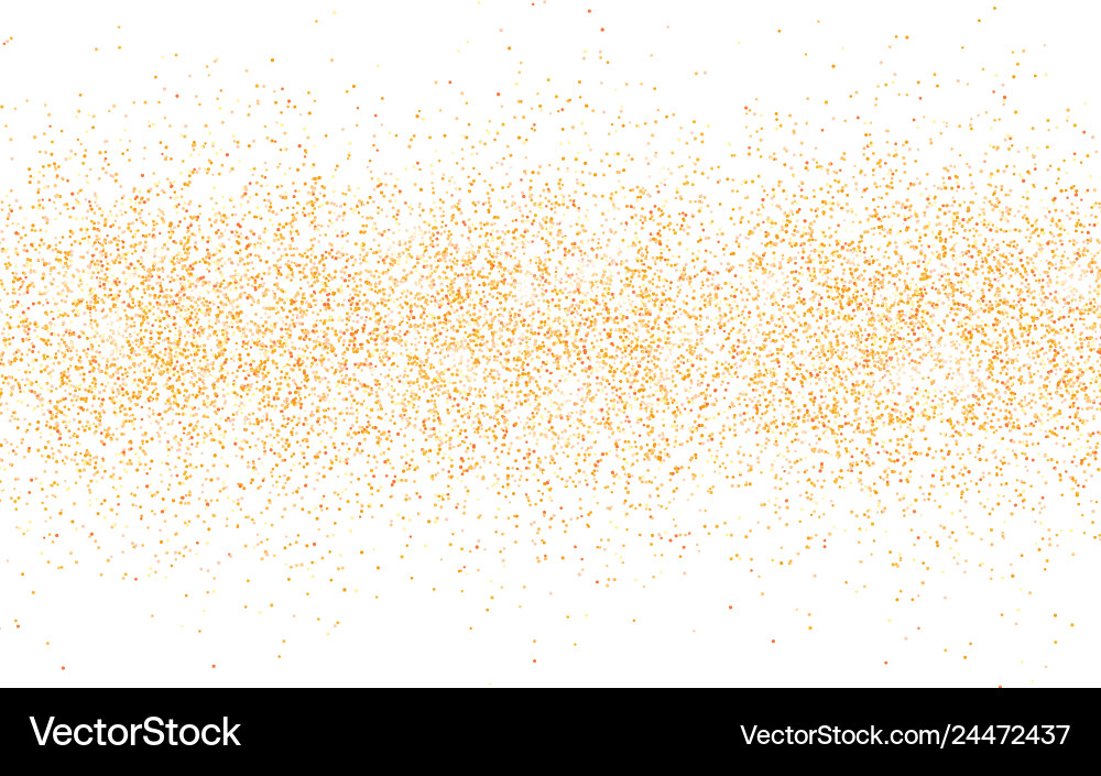 Golden Glitter funkeln auf einem transparenten Vektorbild