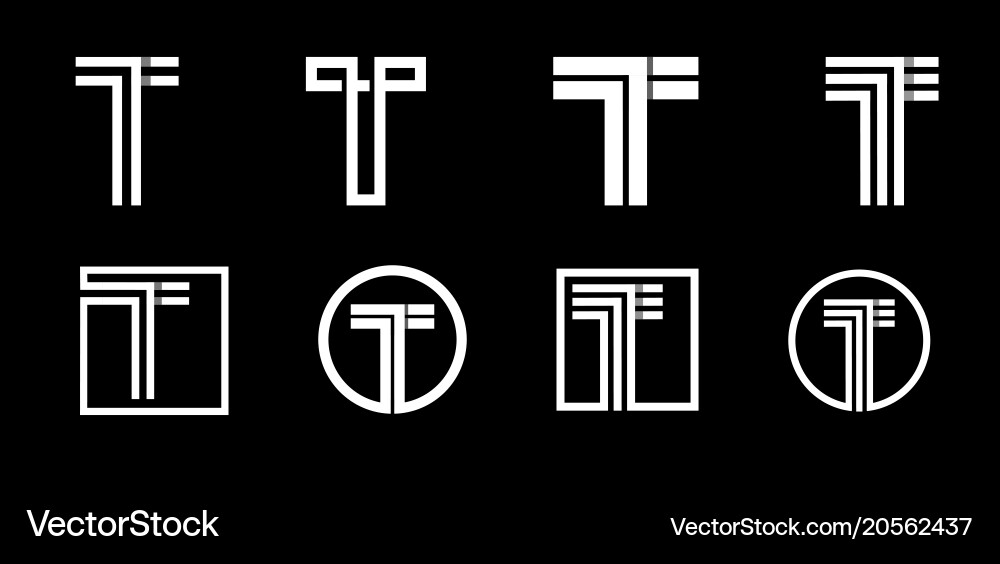 Initial Letter Overlapping Logo Vector Images (over 9,200)