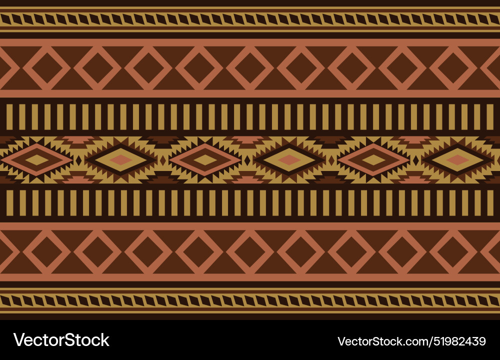 Abstract ethnic tribal native pattern wallpaper Vector Image