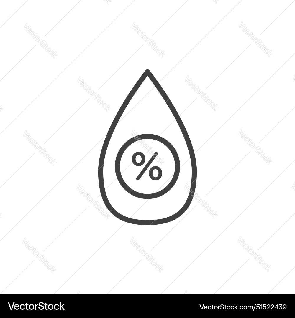 Humidity icon Royalty Free Vector Image - VectorStock