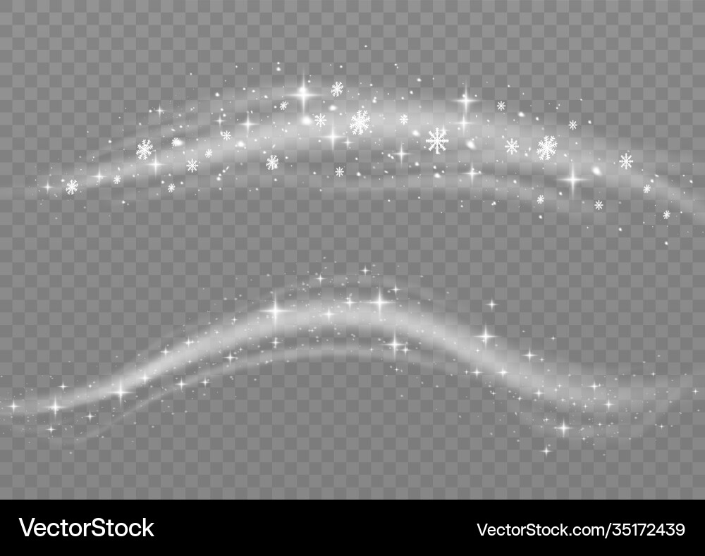 Snow and wind Royalty Free Vector Image - VectorStock