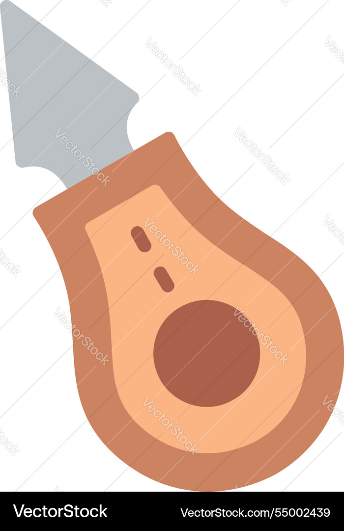 Threader flat icon design Royalty Free Vector Image