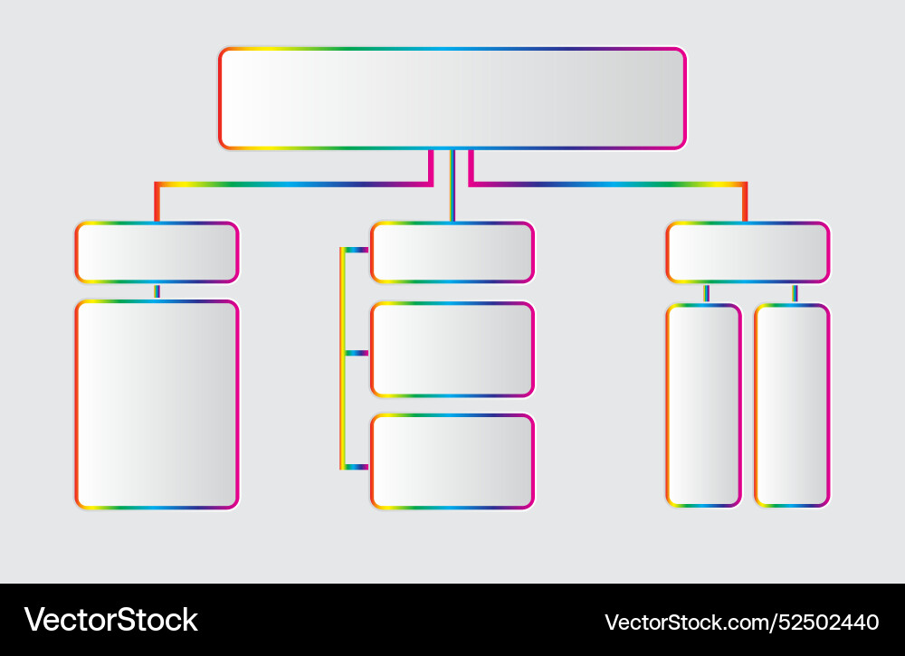 Infographic template of mind mapping modern Vector Image