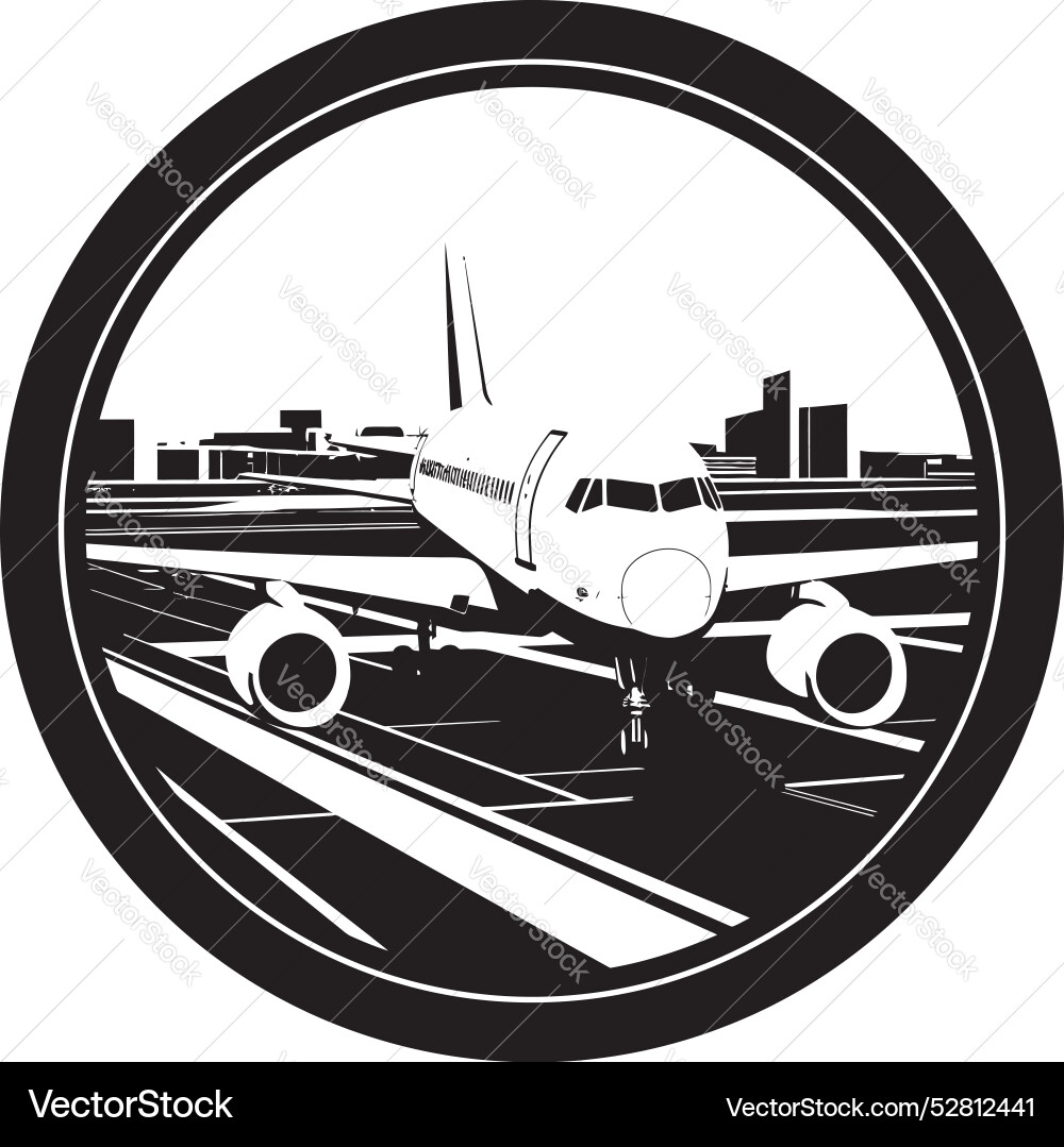 Aeroadorn adorning aero logo eyeguard security Vector Image
