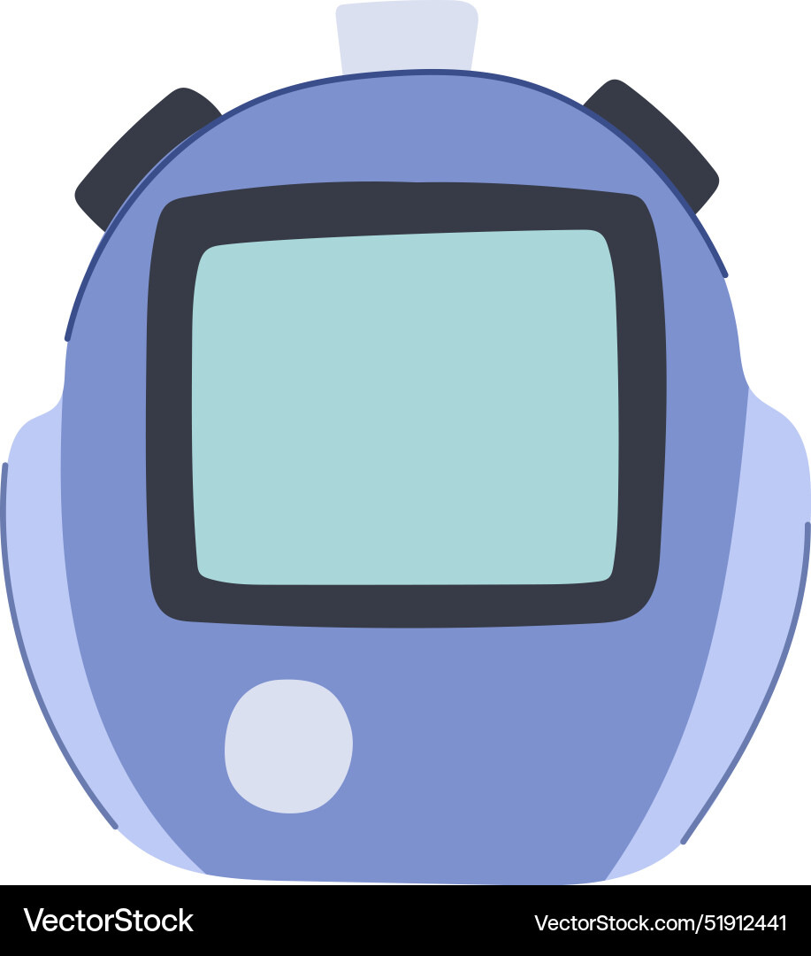 Time stopwatch cartoon Royalty Free Vector Image