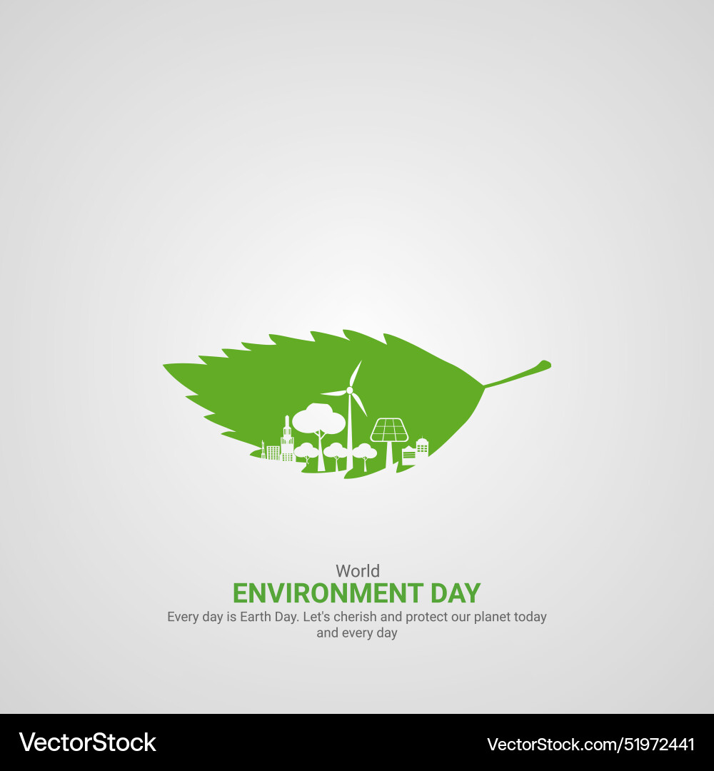 World environment day world environment day Vector Image