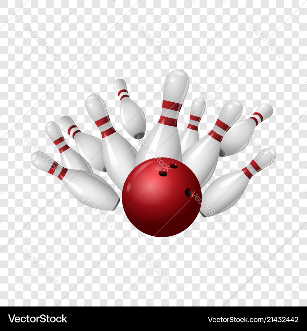 Strike Kingpin Bowling Vector Images (over 480)