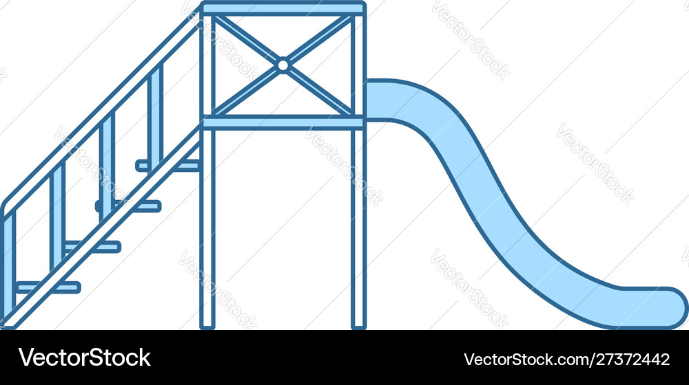 Children slide icon Royalty Free Vector Image - VectorStock