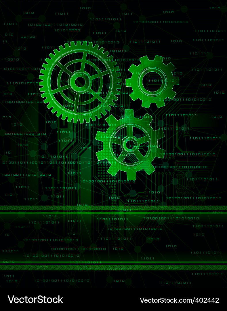 Gears Royalty Free Vector Image - VectorStock