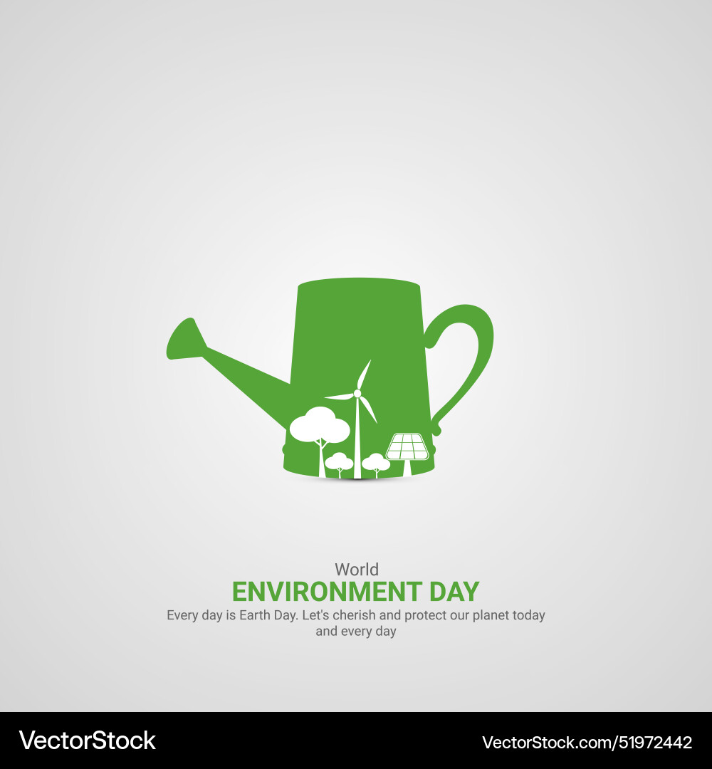 World environment day Royalty Free Vector Image