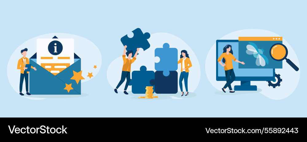 Customer experience abstract concept Royalty Free Vector