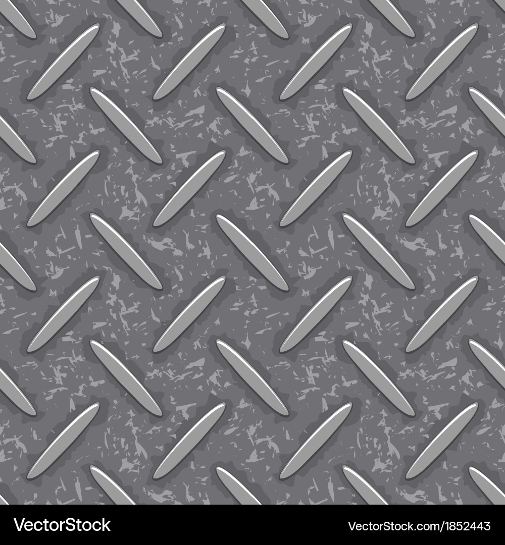 Diamond Plate Steel Texture Royalty Free Vector Image