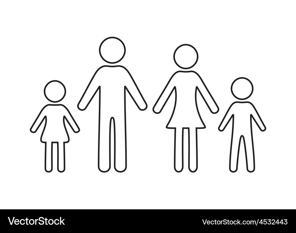 Family Royalty Free Vector Image - VectorStock