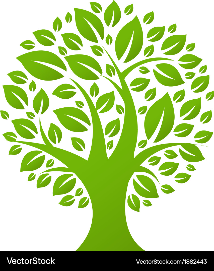 Isolated Eco Tree Royalty Free Vector Image - VectorStock