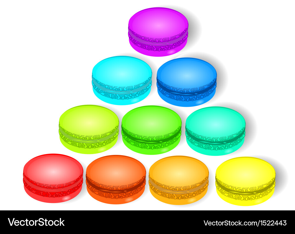 Macaroons Royalty Free Vector Image - VectorStock