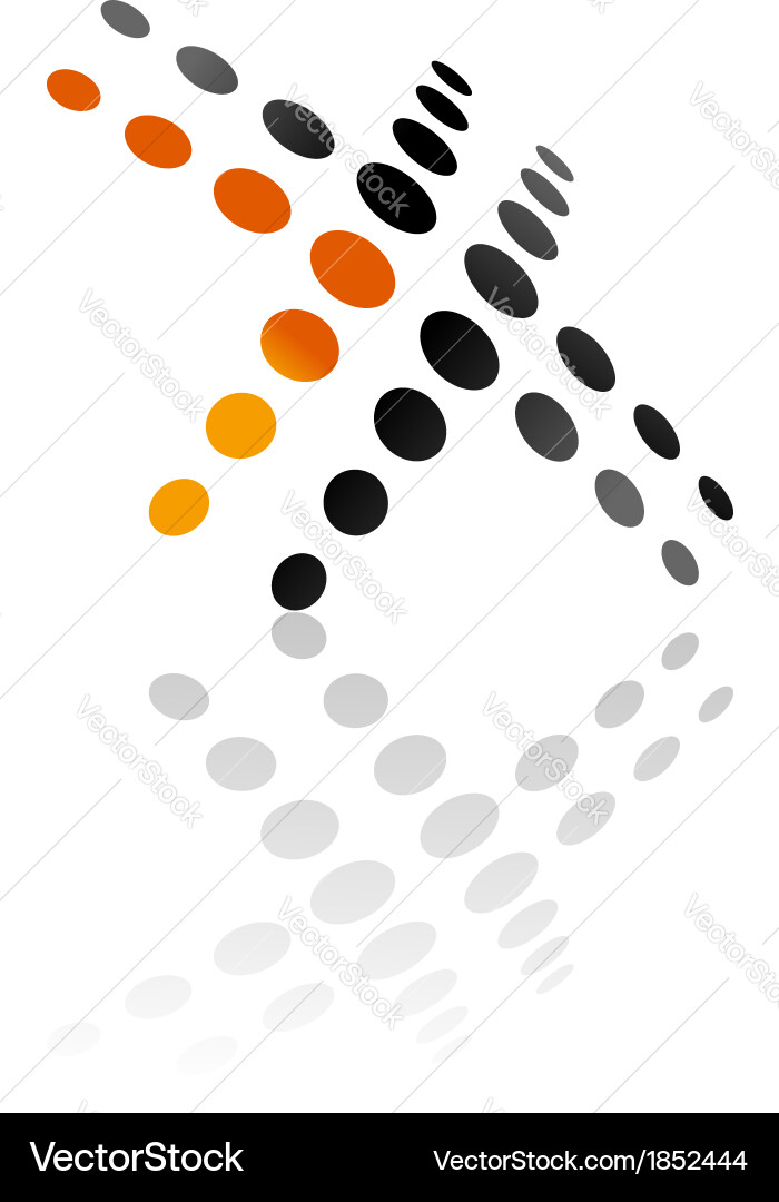 Geometric Cross Symbol Royalty Free Vector Image