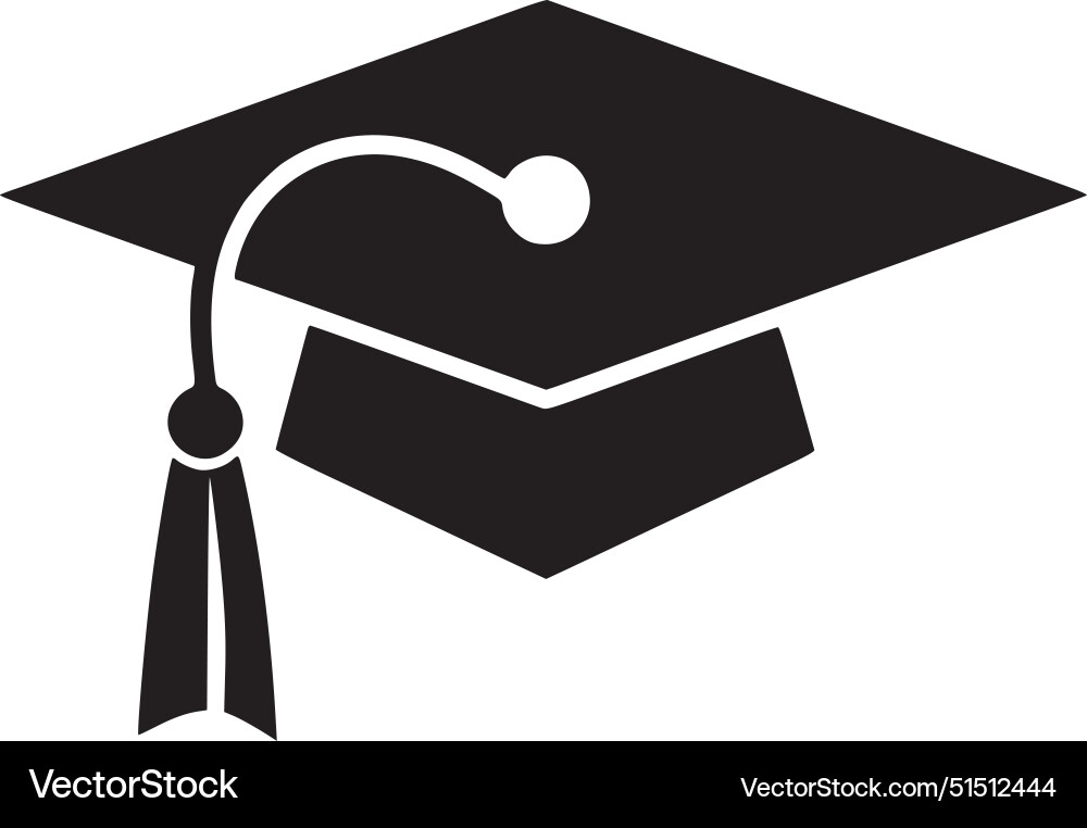 Graduation - high quality logo ideal Royalty Free Vector