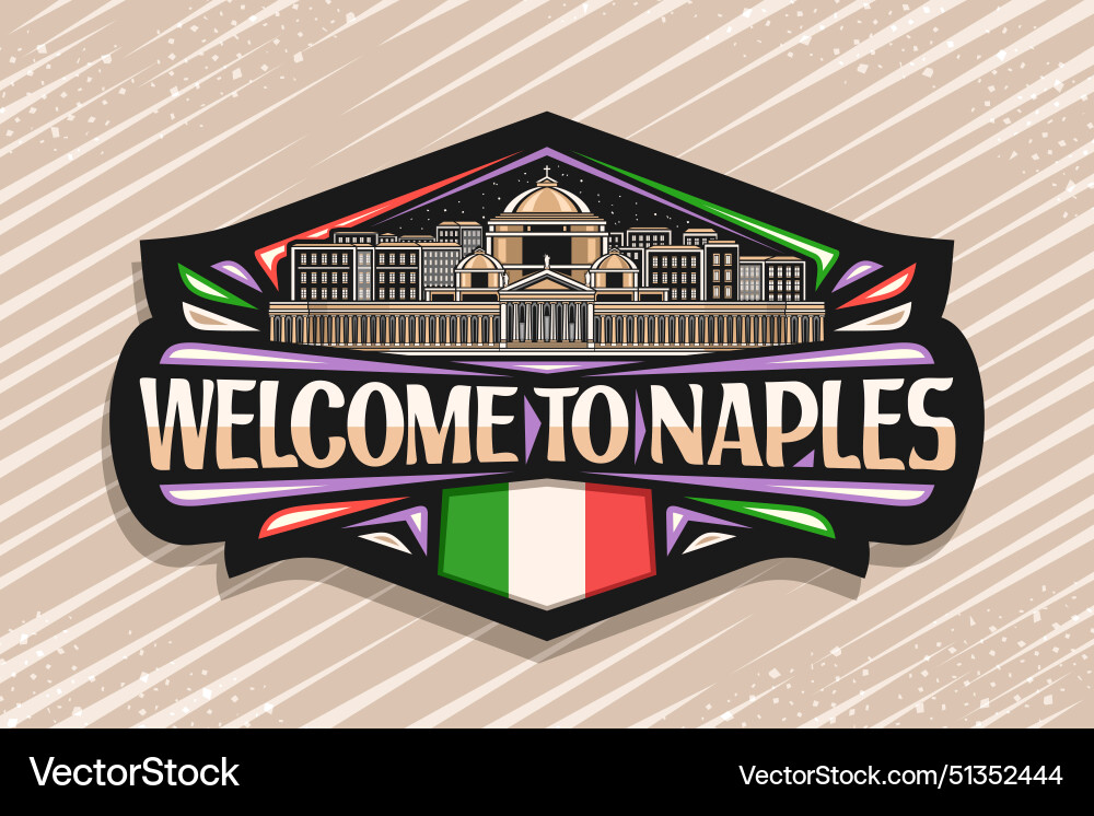 Logo for naples Royalty Free Vector Image - VectorStock