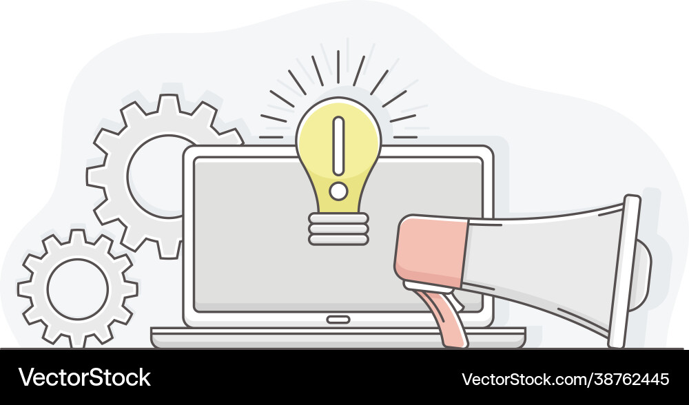 Business process and corporate service management Vector Image