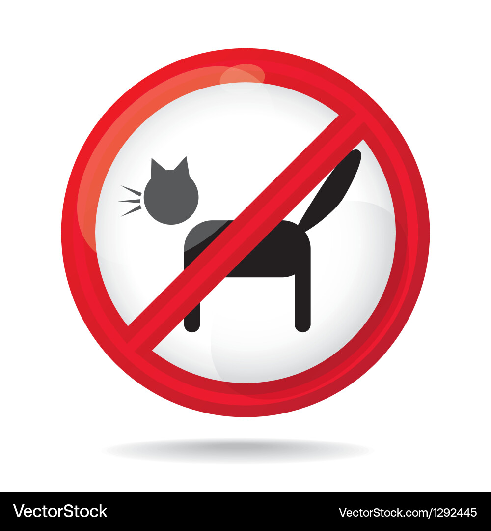 No sign prohibited Royalty Free Vector Image - VectorStock