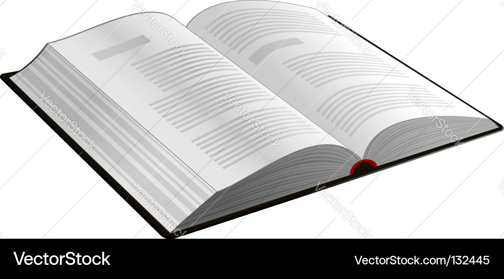 Open book Royalty Free Vector Image - VectorStock