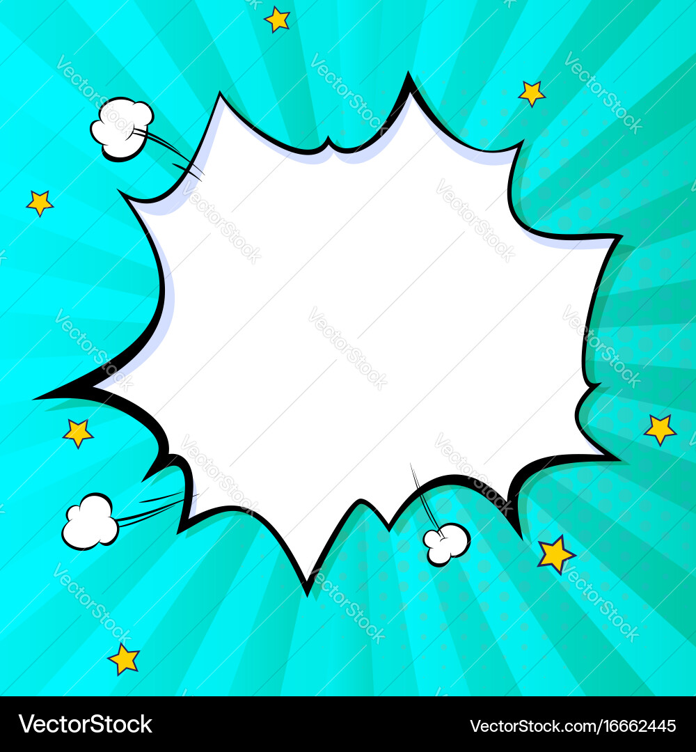 Pop Art Spritzer Hintergrundexplosion in Comics Vektorbild