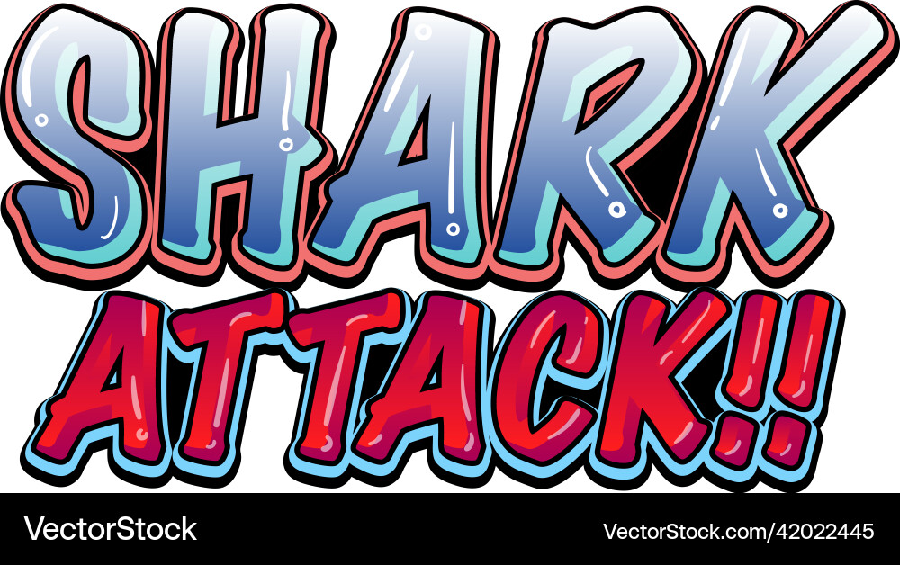Text design on white background Royalty Free Vector Image
