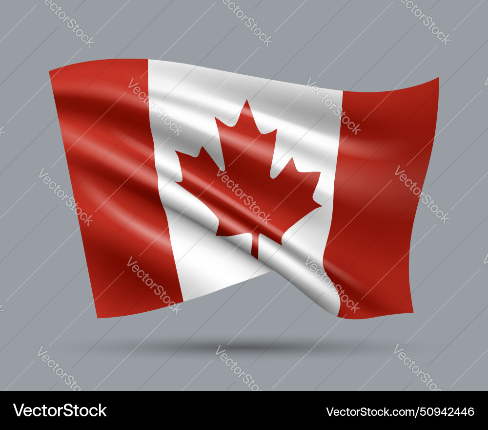 Canada flag Royalty Free Vector Image - VectorStock