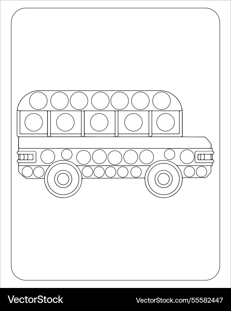 Back to school dot marker activity for kids Vector Image