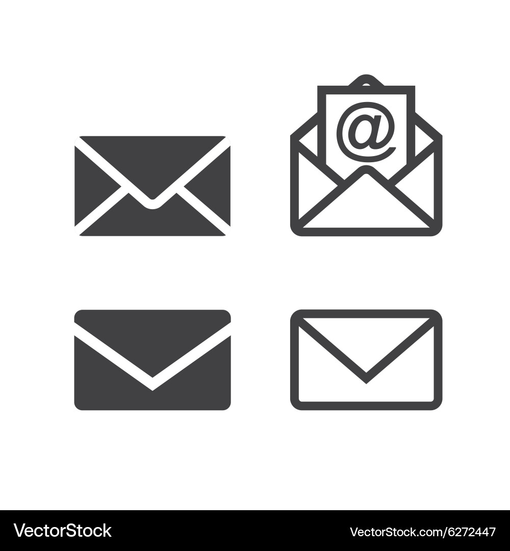 Mail icon Royalty Free Vector Image - VectorStock