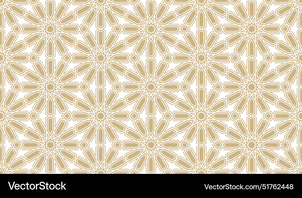 Seamless geometric pattern in authentic arabian Vector Image