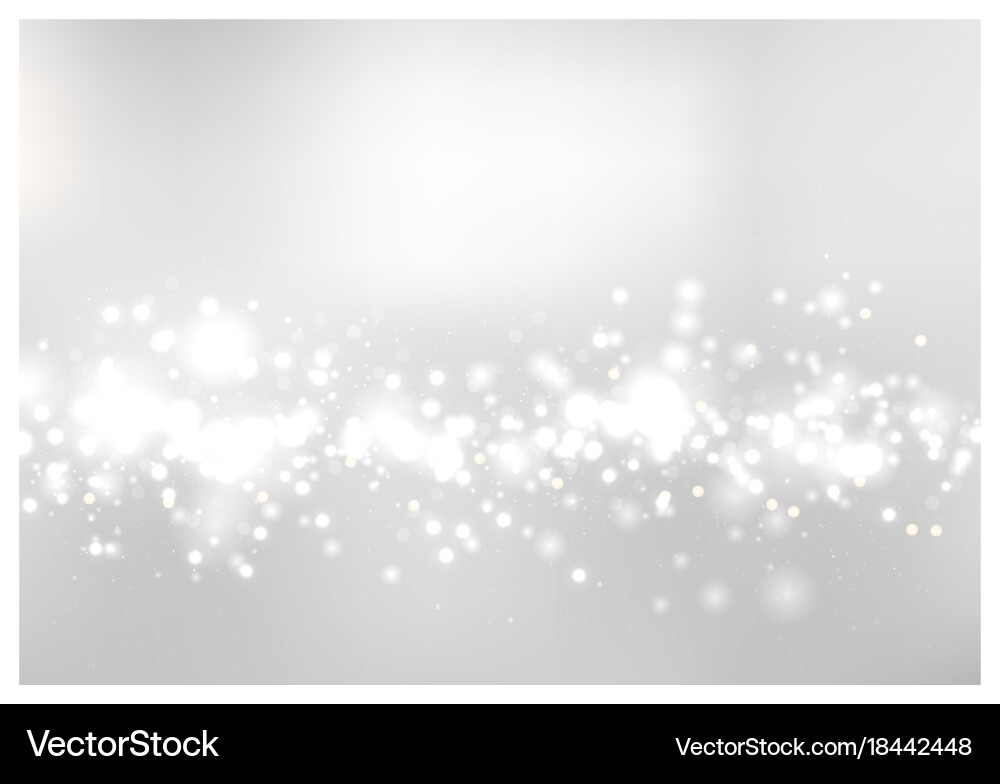 Soft Bokeh White Blurred Background Royalty Free Vector