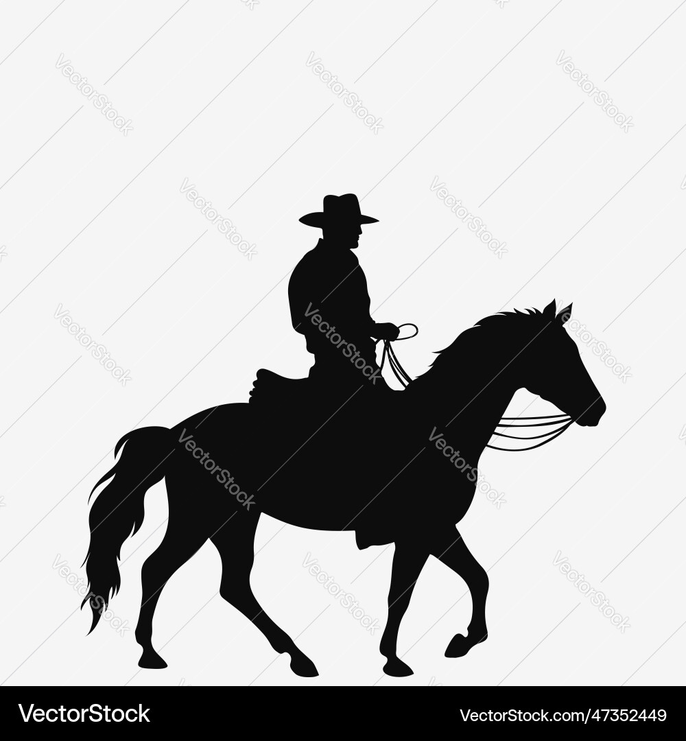 Cowboy Silhouette Vector Images (over 17,000)