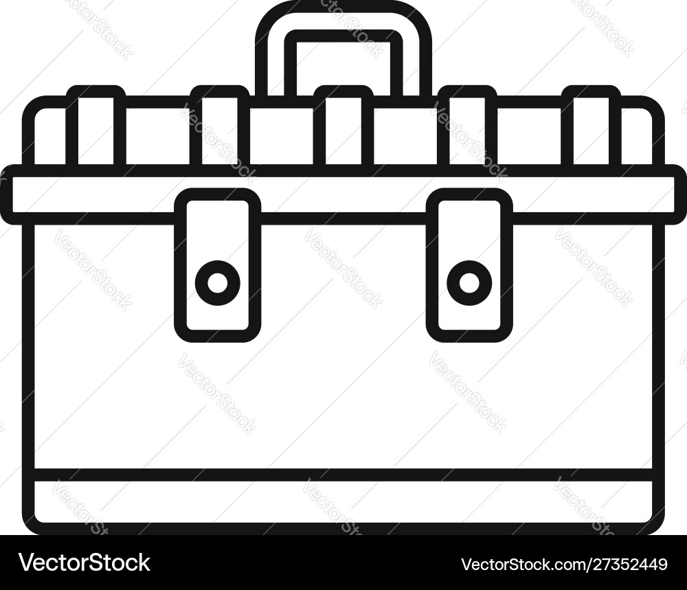 Tool Box Clipart Black And White