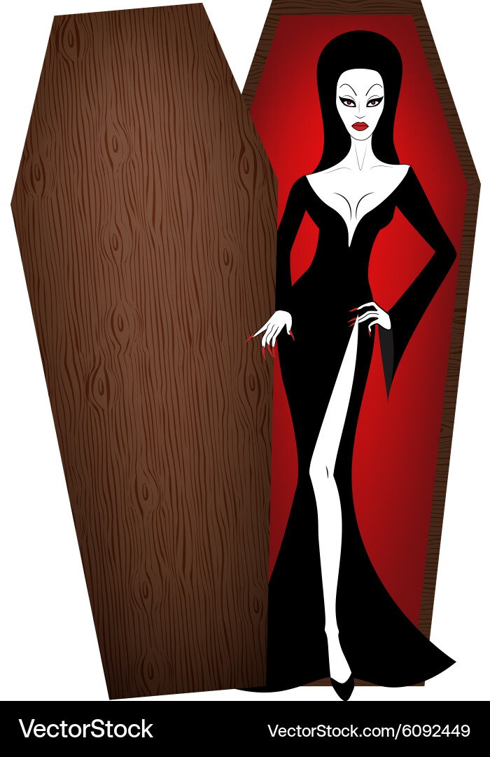 Vampire woman Royalty Free Vector Image - VectorStock