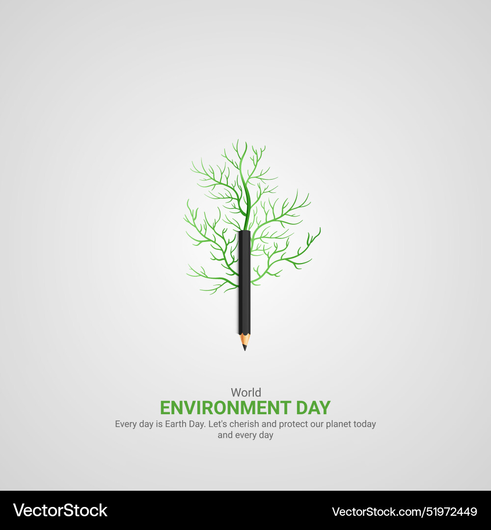 World environment day Royalty Free Vector Image