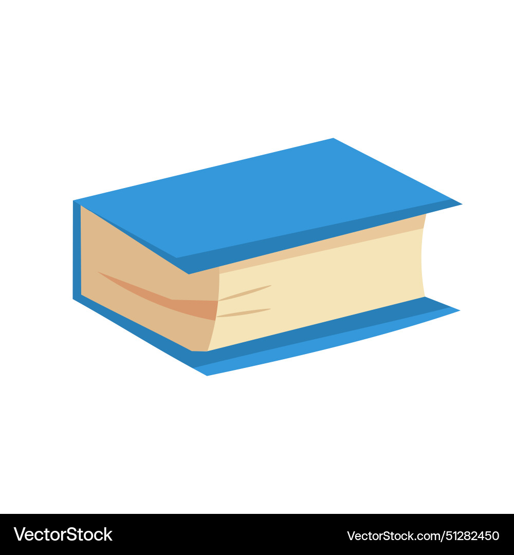 Blue book clipart Royalty Free Vector Image - VectorStock