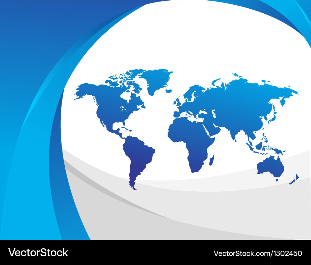 Global Map Atlas Royalty Free Vector Image - VectorStock