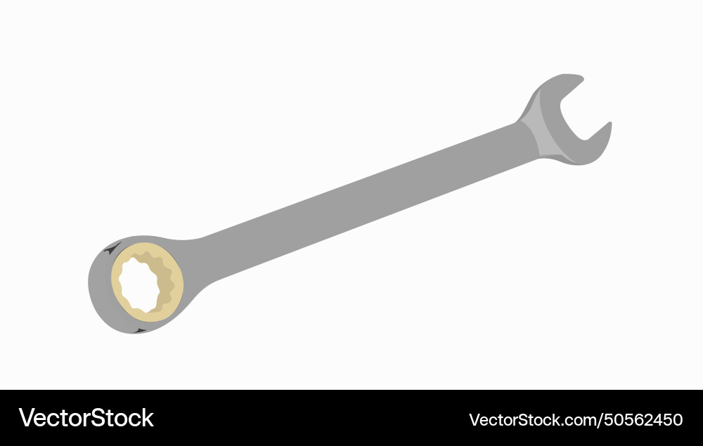 Isolated of a wrench Royalty Free Vector Image