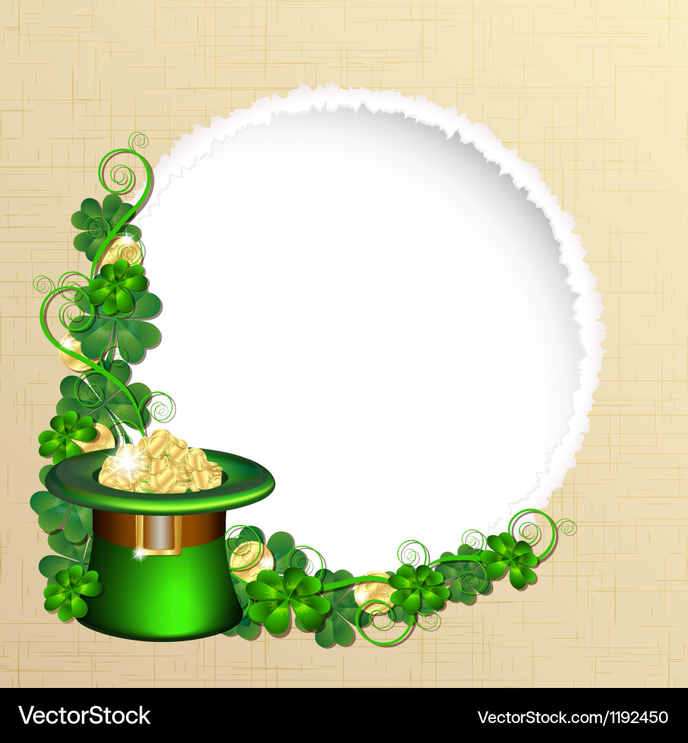 Patrick day background Royalty Free Vector Image