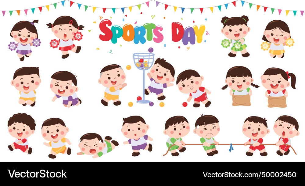 Sports day Royalty Free Vector Image - VectorStock