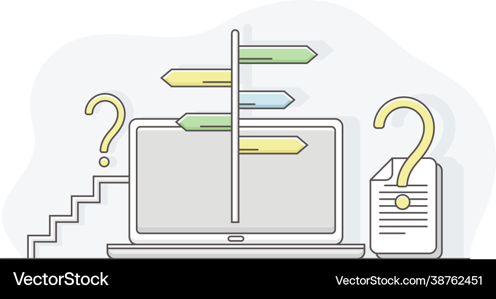 Business process and corporate service management Vector Image
