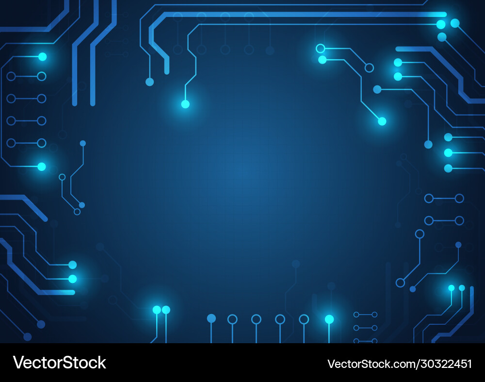 Circuit board technology background Royalty Free Vector