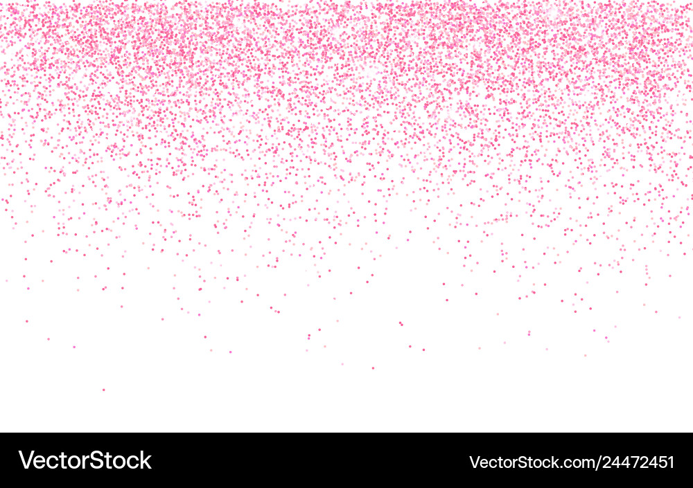 Pink glitter sparkle on a transparent background Vector Image
