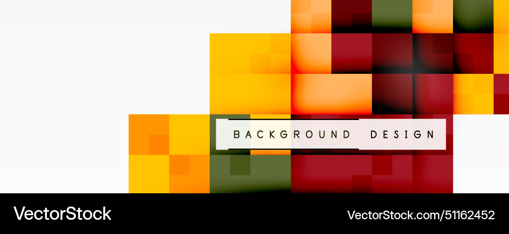 Colorful squares in different tints and shades Vector Image
