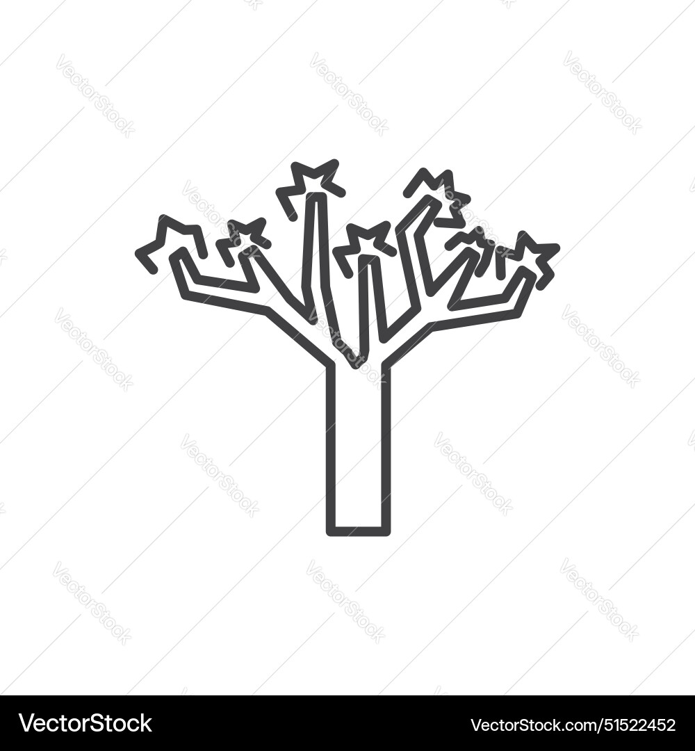 Joshua tree icon Royalty Free Vector Image - VectorStock