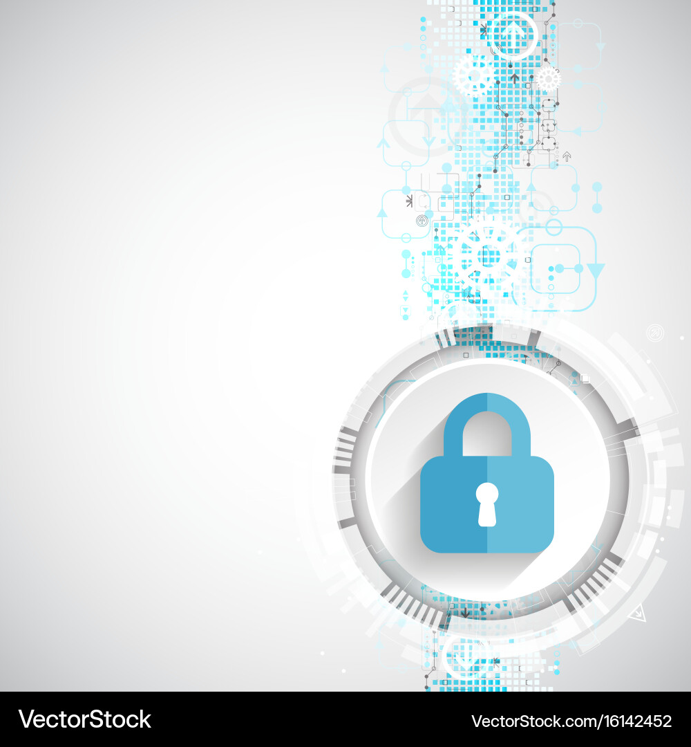 Schutzkonzept Schutzmechanismus System Lizenzfreier Vektor