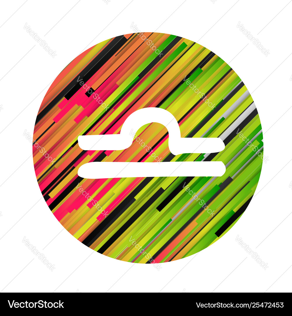 A zodiac sign libra Royalty Free Vector Image - VectorStock