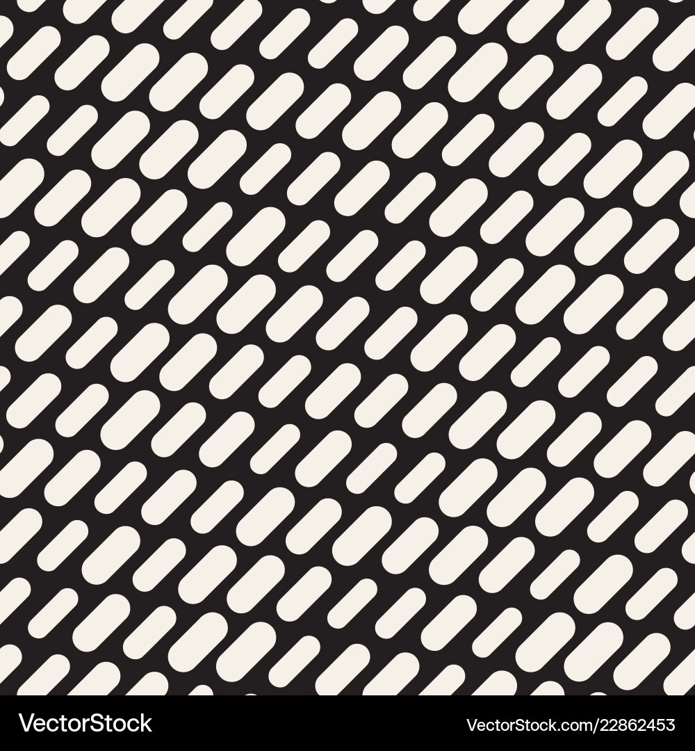 Black and White Dashed Lines Pattern Royalty Free Vector