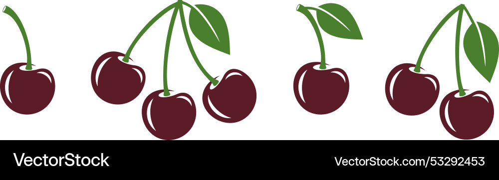 Cherry Royalty Free Vector Image - VectorStock